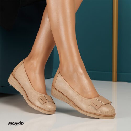 Beige Bow Pam Shoe – Richkid