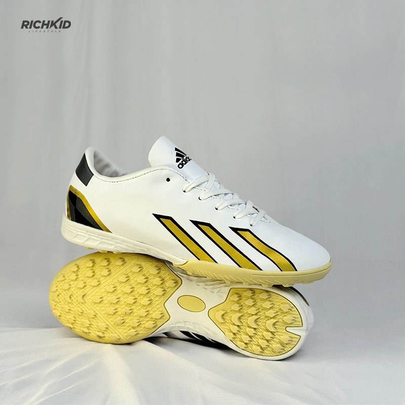 turf boot white gold – Richkid