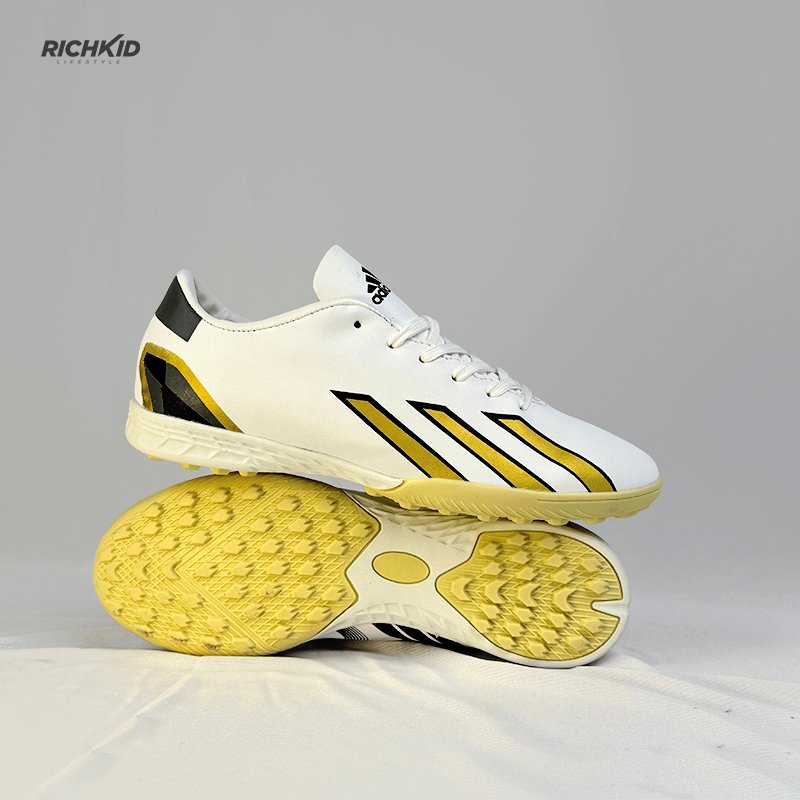 turf boot white gold – Richkid