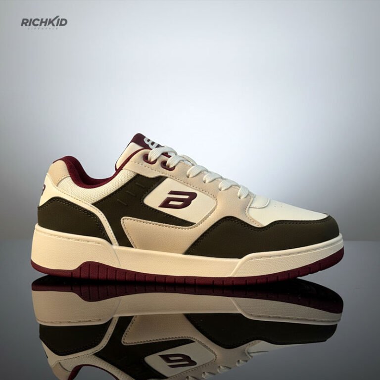 Olive Maroon BondStreet Sneakers – Richkid